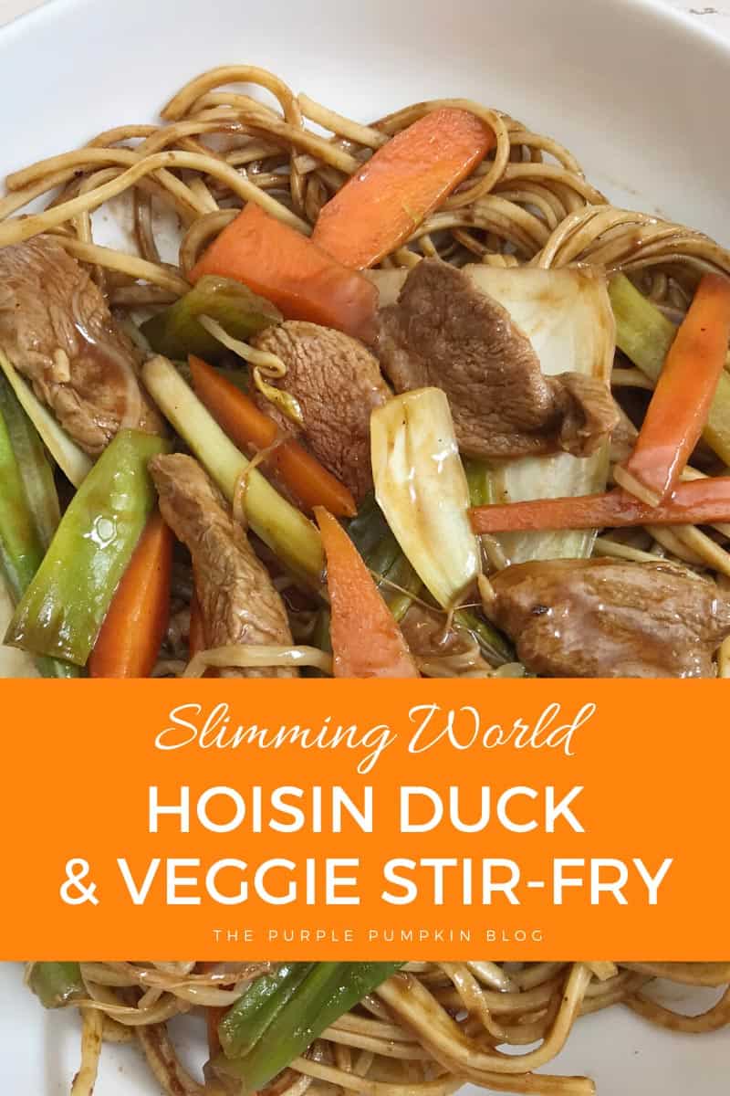 Hoisin Duck Stir-Fry with Vegetables & Noodles - Slimming World Friendly
