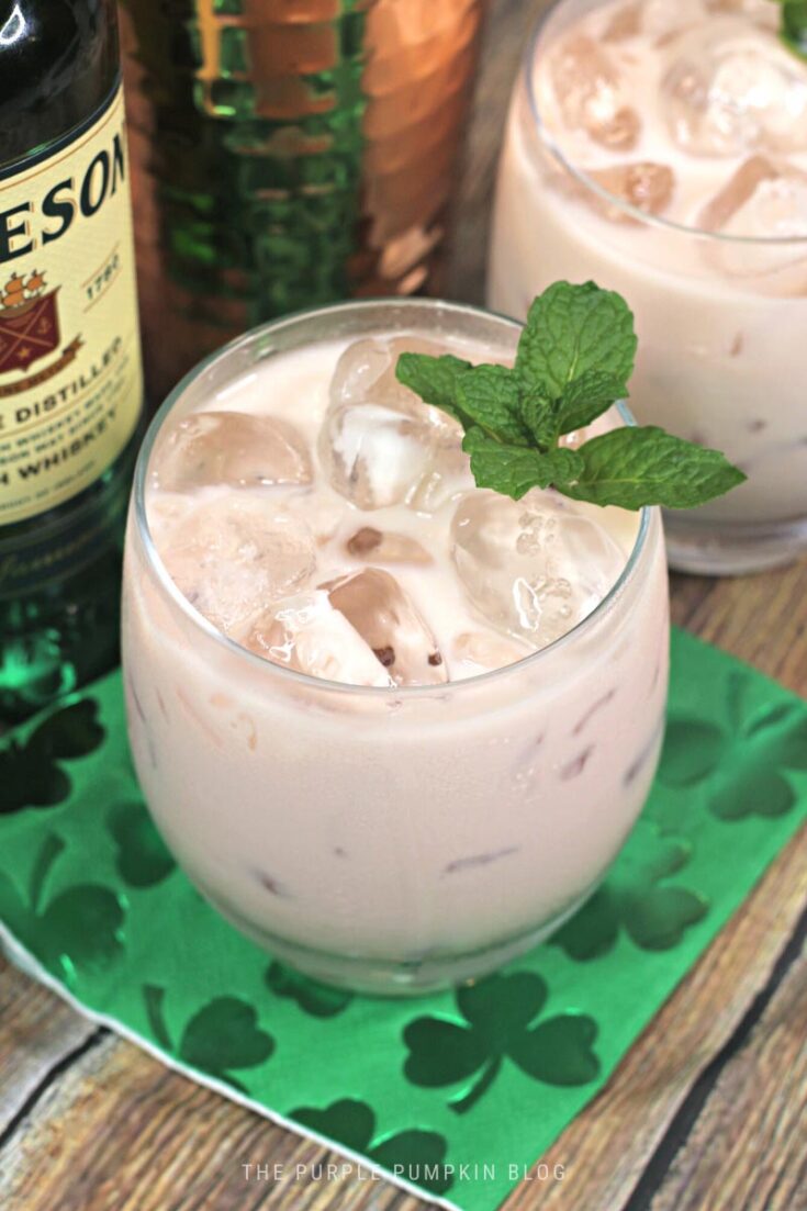 Irish Whiskey Milk Punch Cocktail (Scáiltín) St. Patrick's Day Drink!