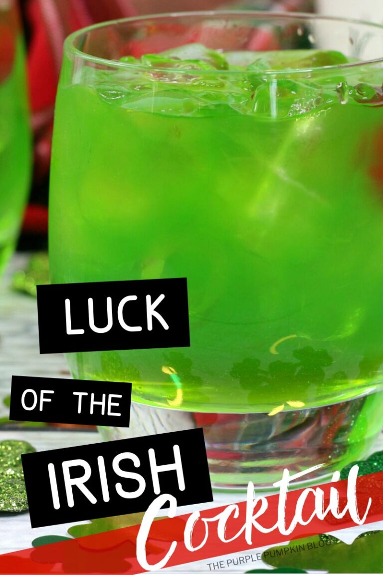 Luck of The Irish Cocktail - A Green Cocktail for St. Patrick's Day!