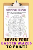 Free Printable Easter Mazes