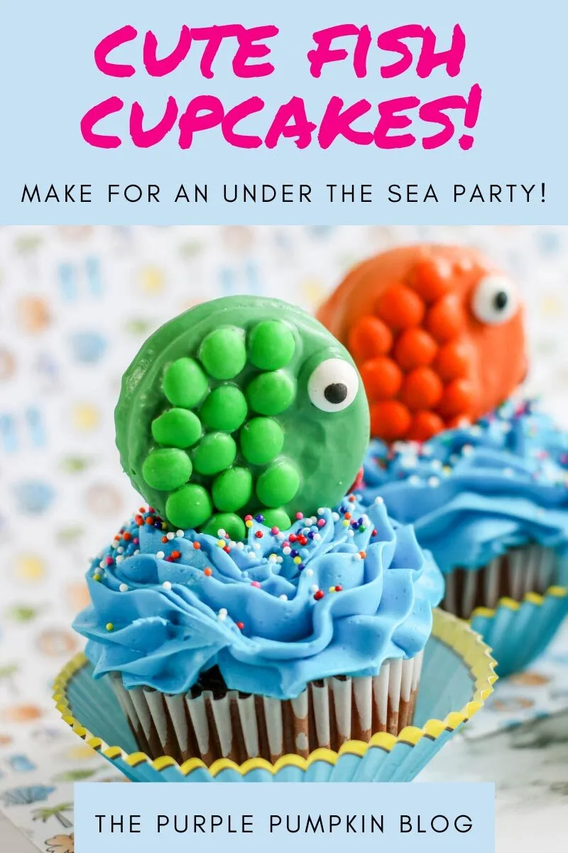Make These Tropical Fish Cupcakes For An Under The Sea Party!