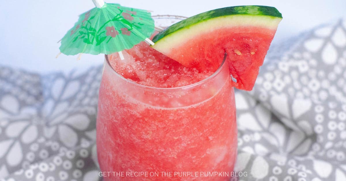 Watermelon Moscato Slushie Cocktail - Perfect for Sunny Summer Days!