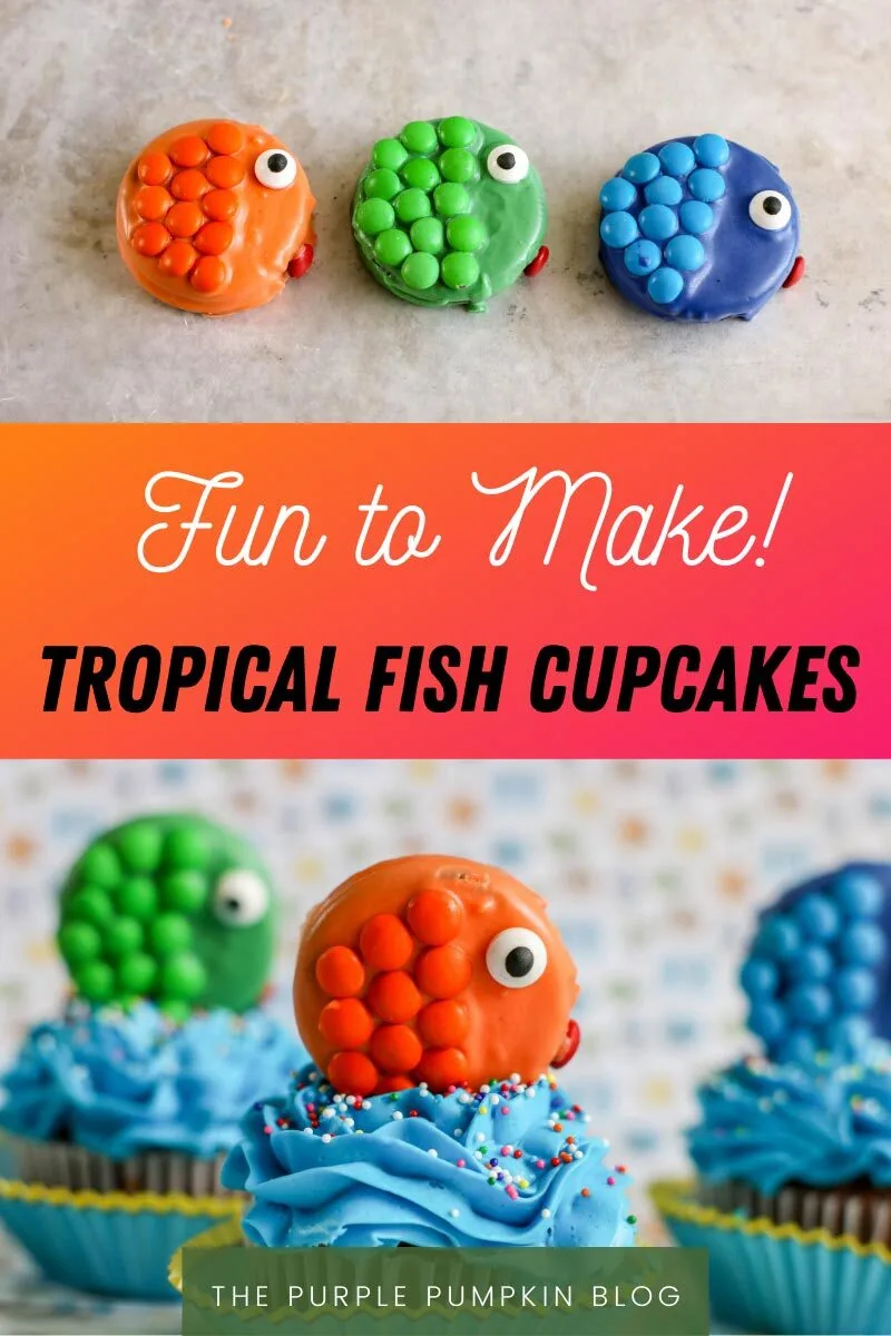 Make These Tropical Fish Cupcakes For An Under The Sea Party!