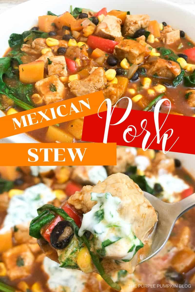 Mexican Pork Stew with Black Beans & Vegetables