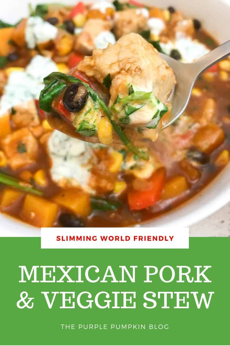 Mexican Pork Stew with Black Beans & Vegetables