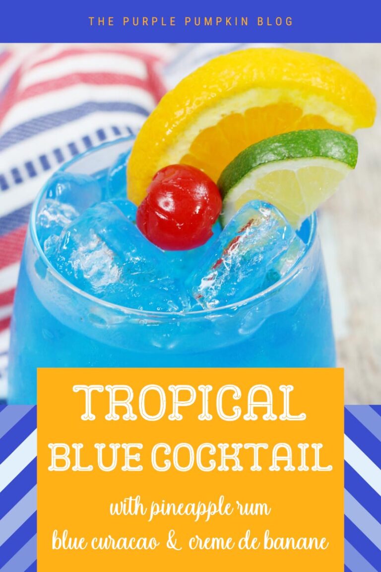 Tropical Blue Cocktail - Blue Rumba
