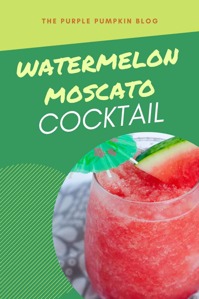 Watermelon Moscato Slushie Cocktail - Perfect for Sunny Summer Days!