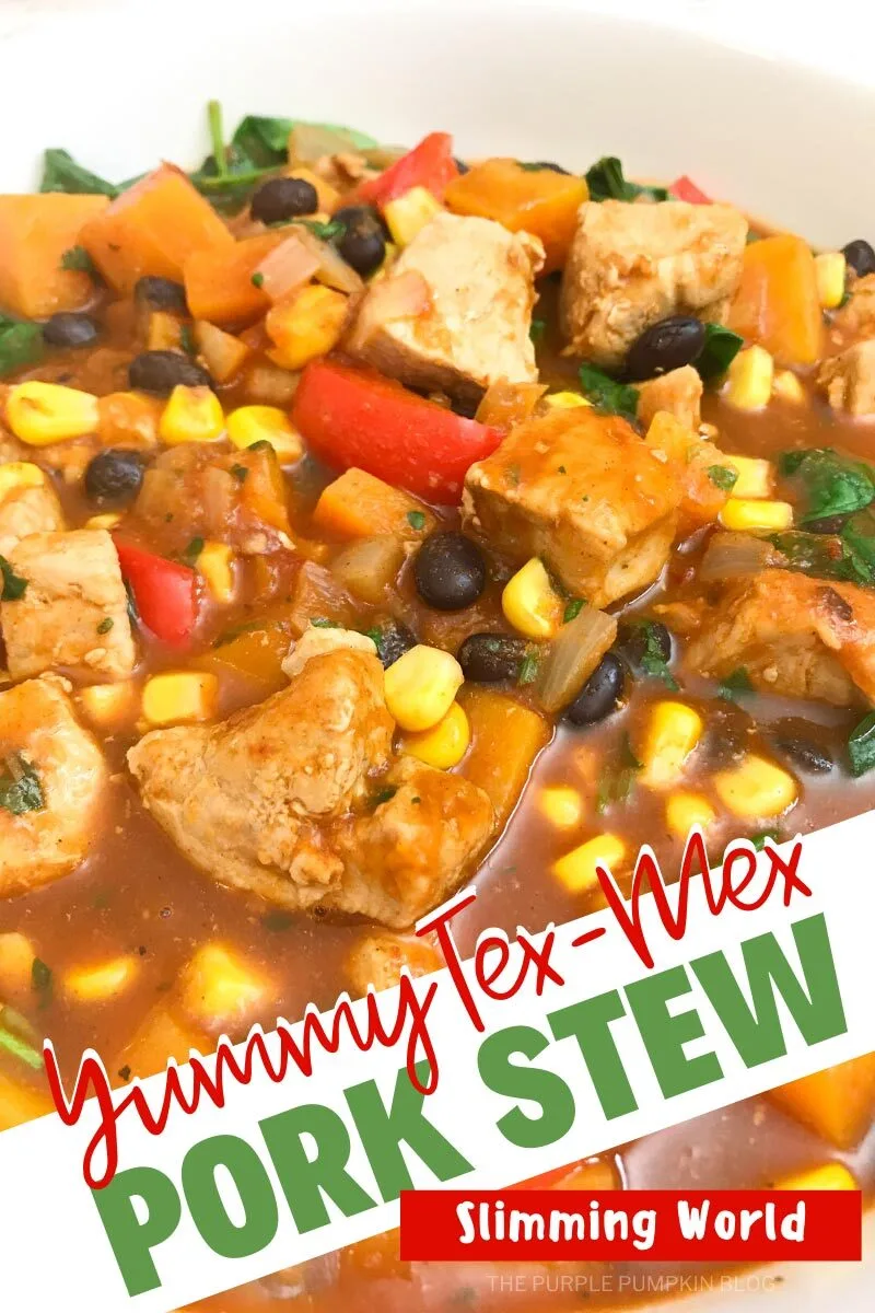 Mexican Pork Stew with Black Beans & Vegetables