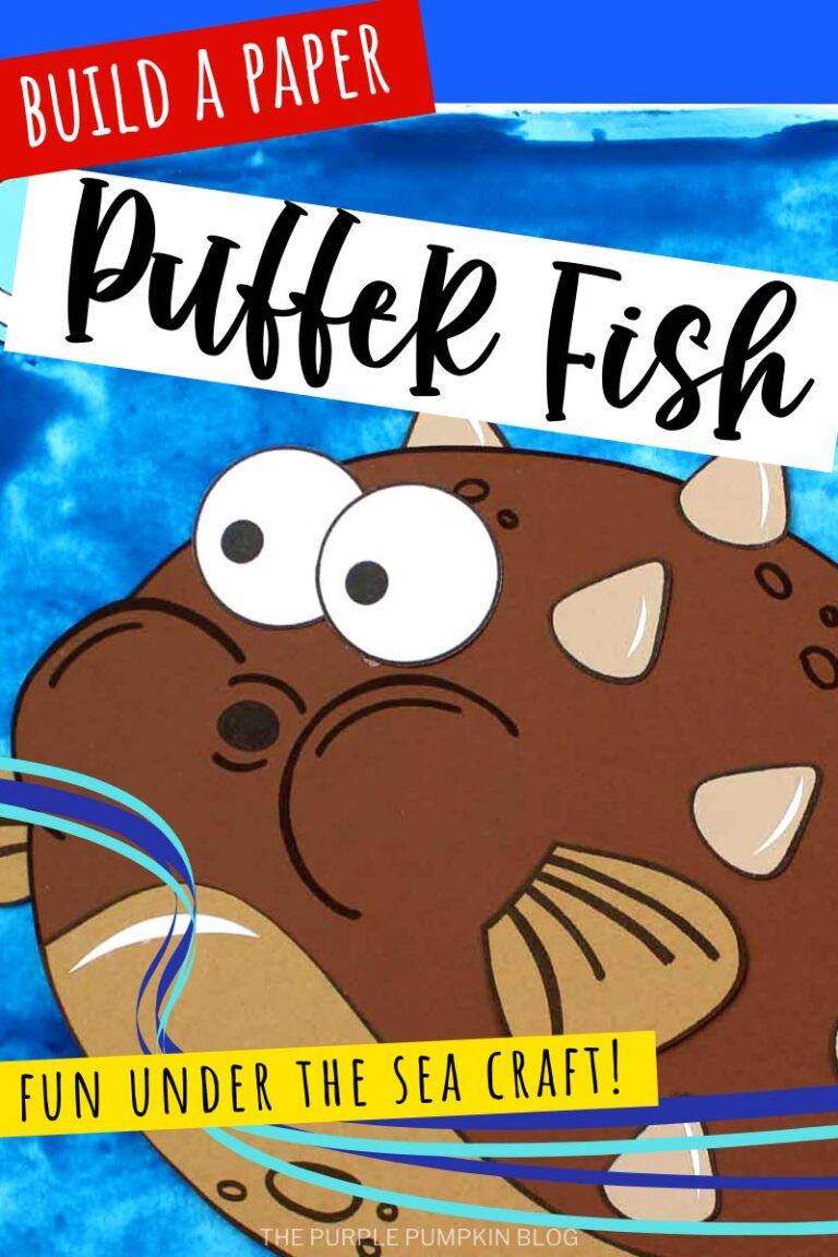 Paper Puffer Fish Craft - A Cute Under The Sea Activity!