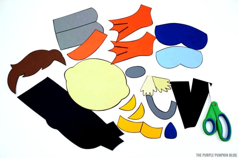 Boy Scuba Diver Craft - An Awesome Ocean Paper Craft!