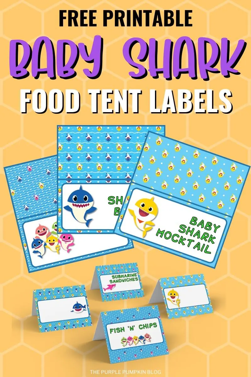 Free Baby Shark Party Printables!: Baby Shark Printables