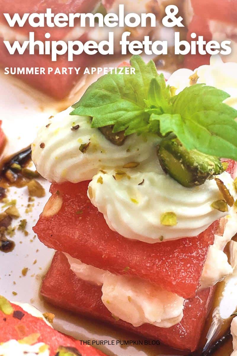 Whipped Feta & Watermelon Bites
