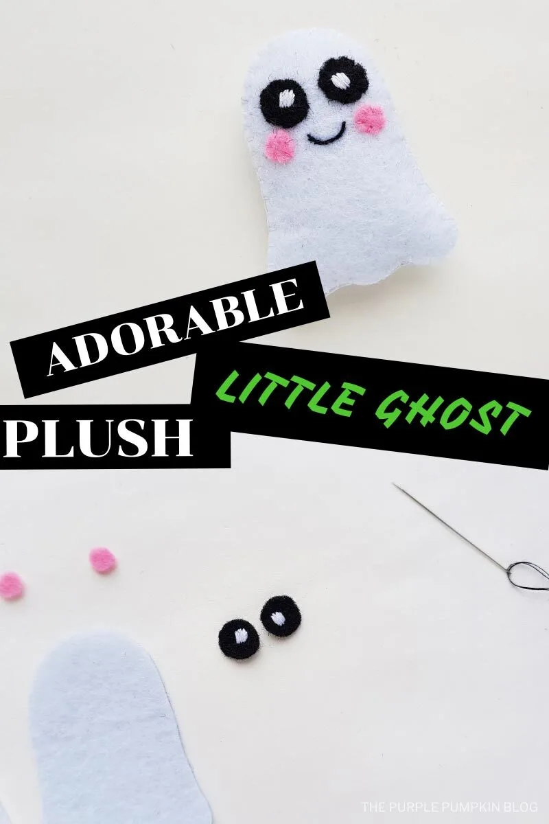 Halloween Felt Ghost Plush Craft | Sewing Craft for Halloween!