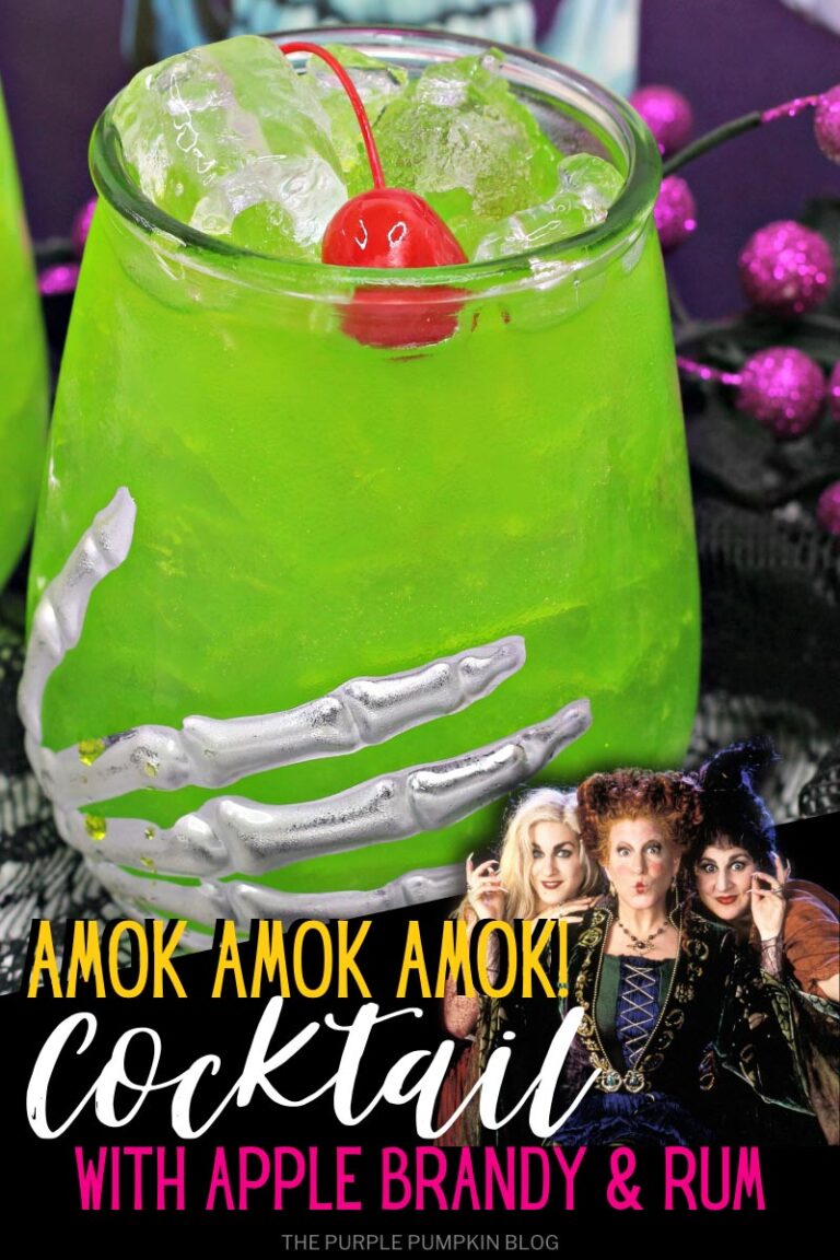 Sanderson Sisters Cocktail (Amok Amok Amok!) With Apple Brandy