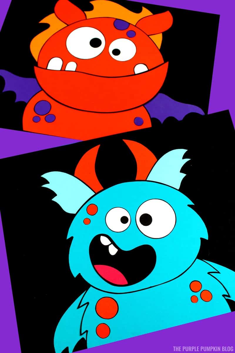 Horned Monster Craftivity – Halloween Kids Creative Writing Craft