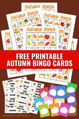 Free Printable Autumn Bingo Cards For Fall Family Fun!
