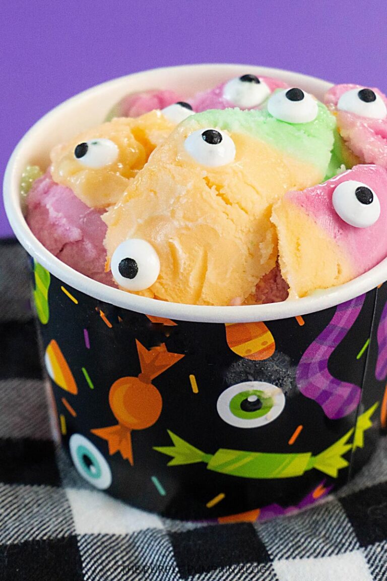 Scream for Eyes-Cream! Monster Ice Cream Cups for Halloween