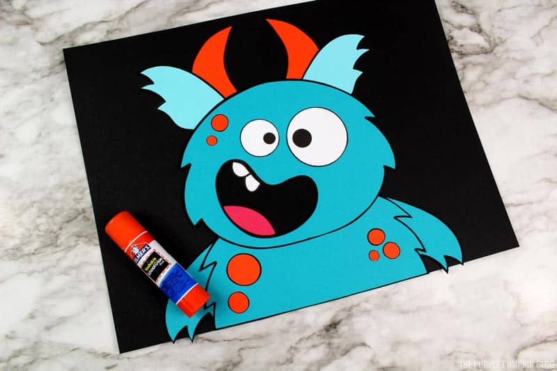 Horned Monster Craftivity – Halloween Kids Creative Writing Craft