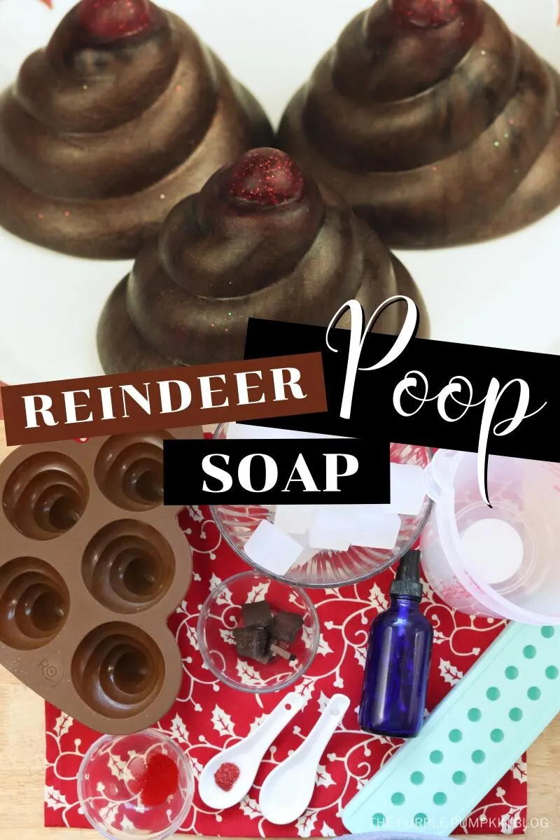 Rudolph the Reindeer Poop Soap - A Fun Stocking Stuffer Idea!