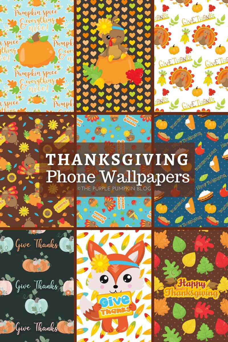 Thanksgiving Wallpaper to Download for Phones - Nine Designs!