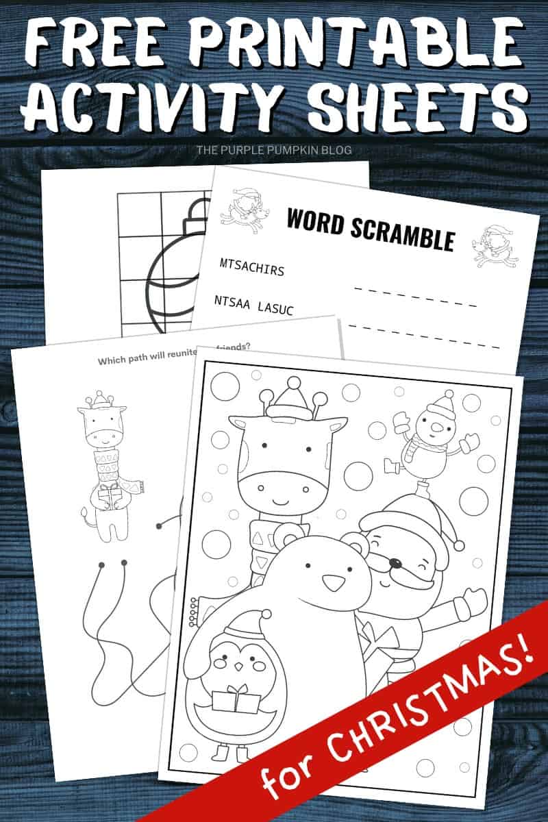 Free Printable Christmas Activity Sheets For Kids Print At Home Free Printable Christmas Activity Sheets For Kids Print At Home