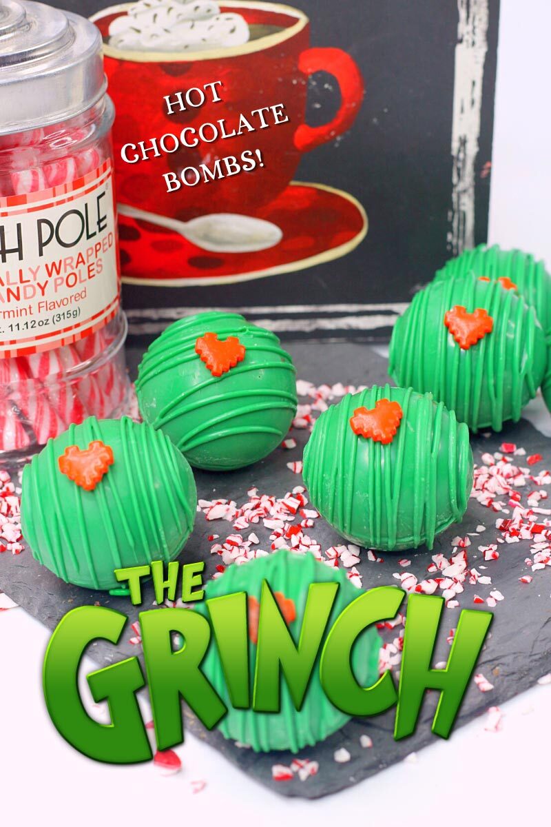 How To Make The Grinch Hot Mint Chocolate Bombs - Just 5 Ingredients!