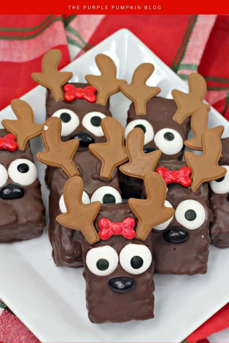 The Easiest Reindeer Rice Krispies Treats Ever!