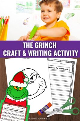 Free Printable Grinch Craftivity & Creative Writing Project