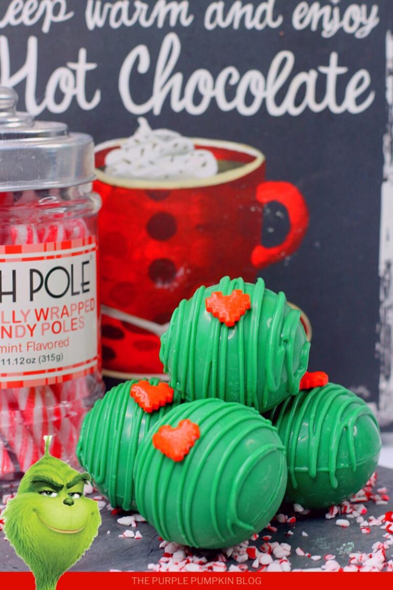 How To Make The Grinch Hot Mint Chocolate Bombs - Just 5 Ingredients!