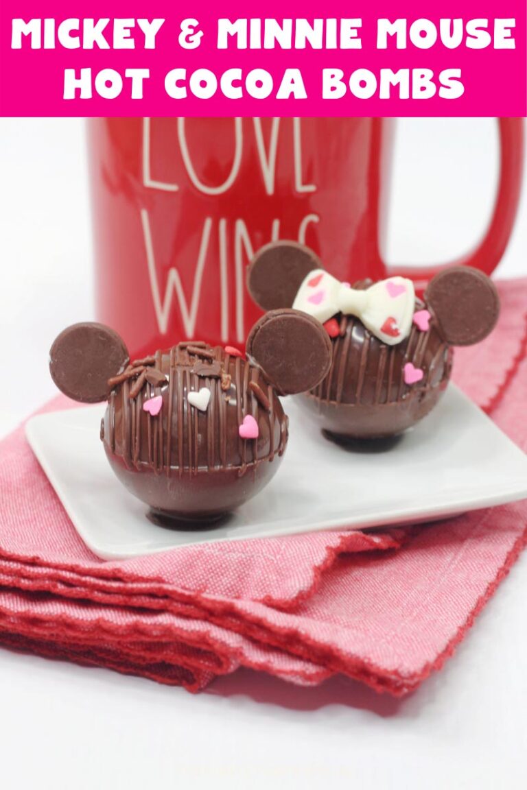 Mickey & Minnie Hot Cocoa Bombs for Disney Lovers!