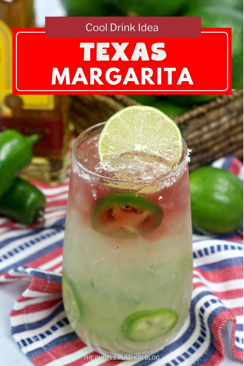 Texas Margaritas with Raspberry Liqueur & Jalapeños!
