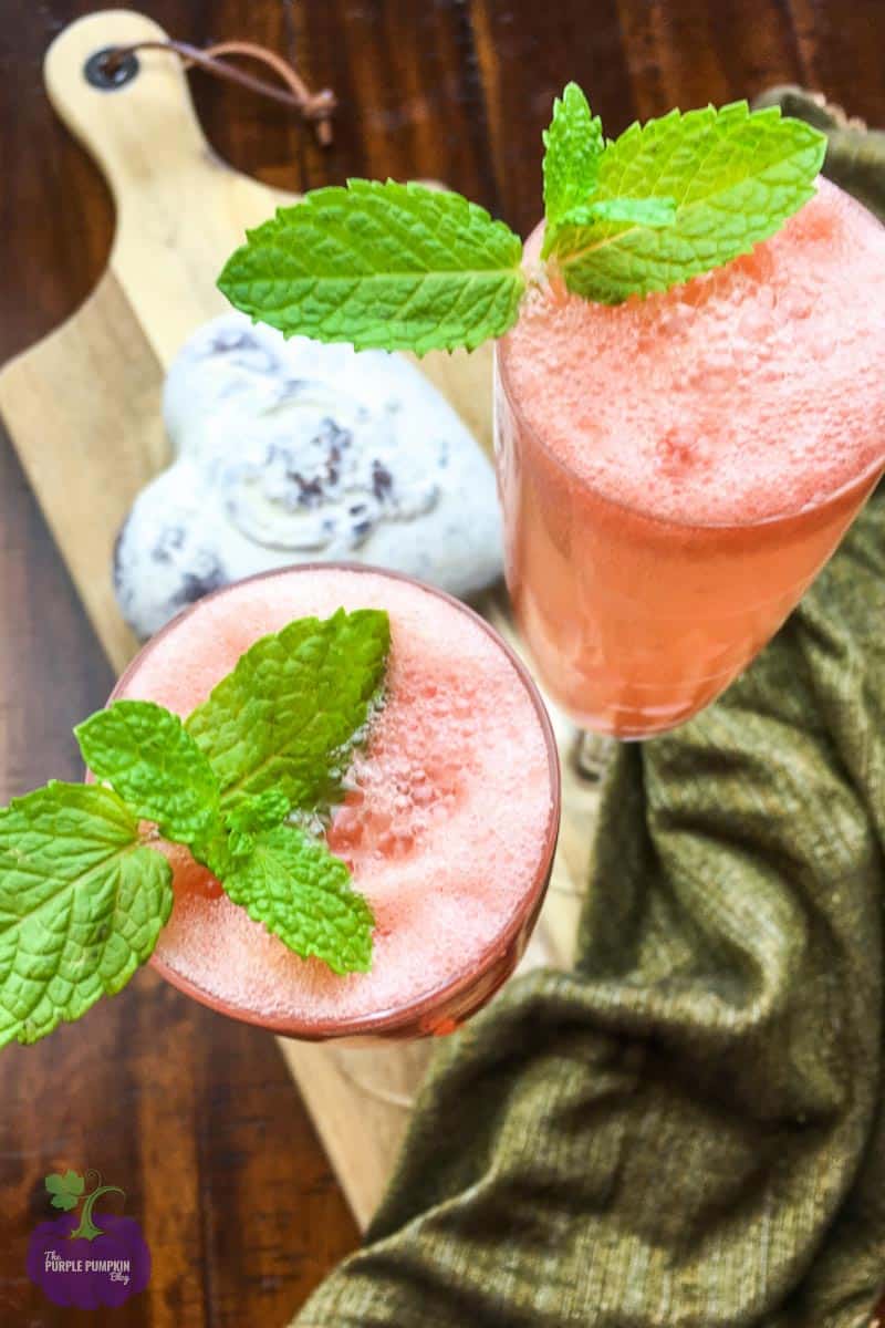 Mint Grapefruit Mimosas for Sunday Brunch