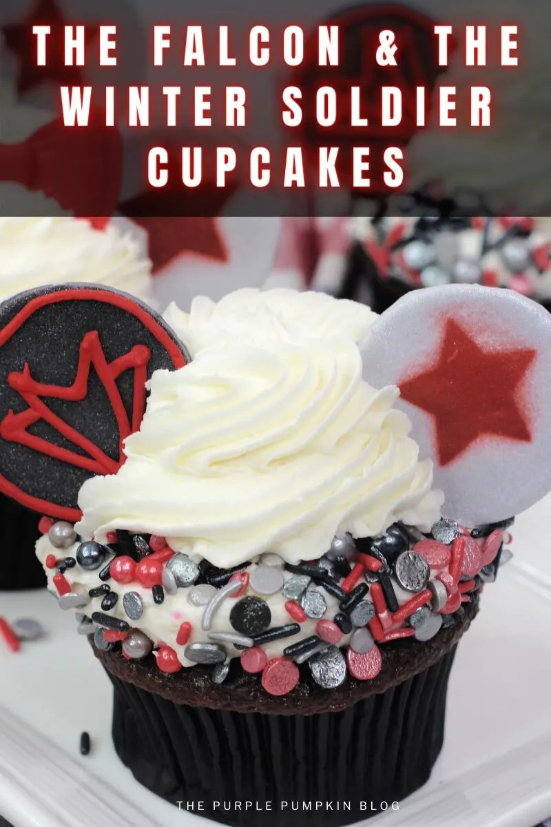 Marvel's The Falcon and The Winter Soldier Cupcakes