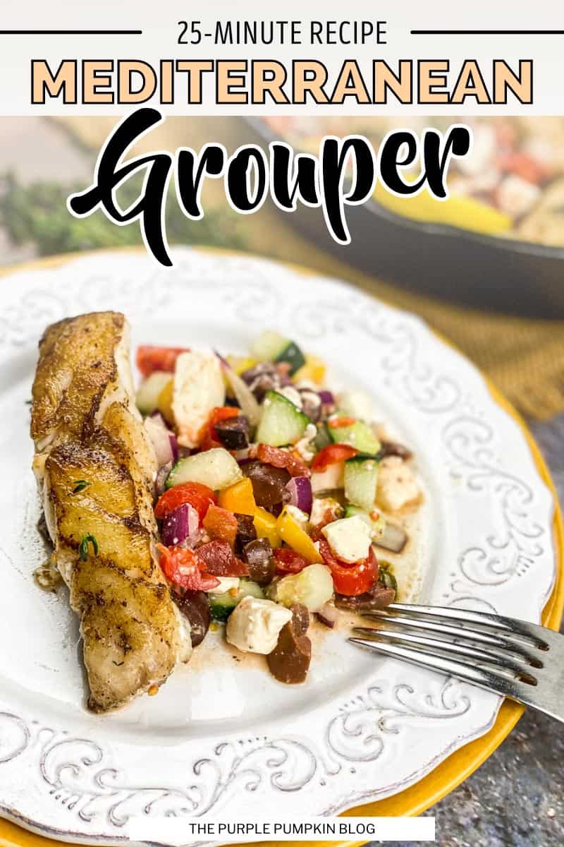 Mediterranean Grouper with Tomato-Cucumber Salad