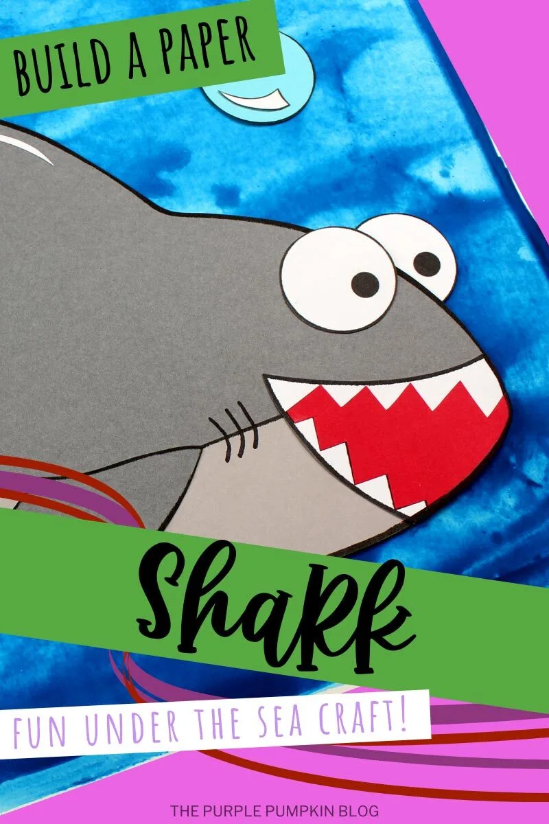 Awesome Paper Shark Craft – A Fun Craft for Shark Week!
