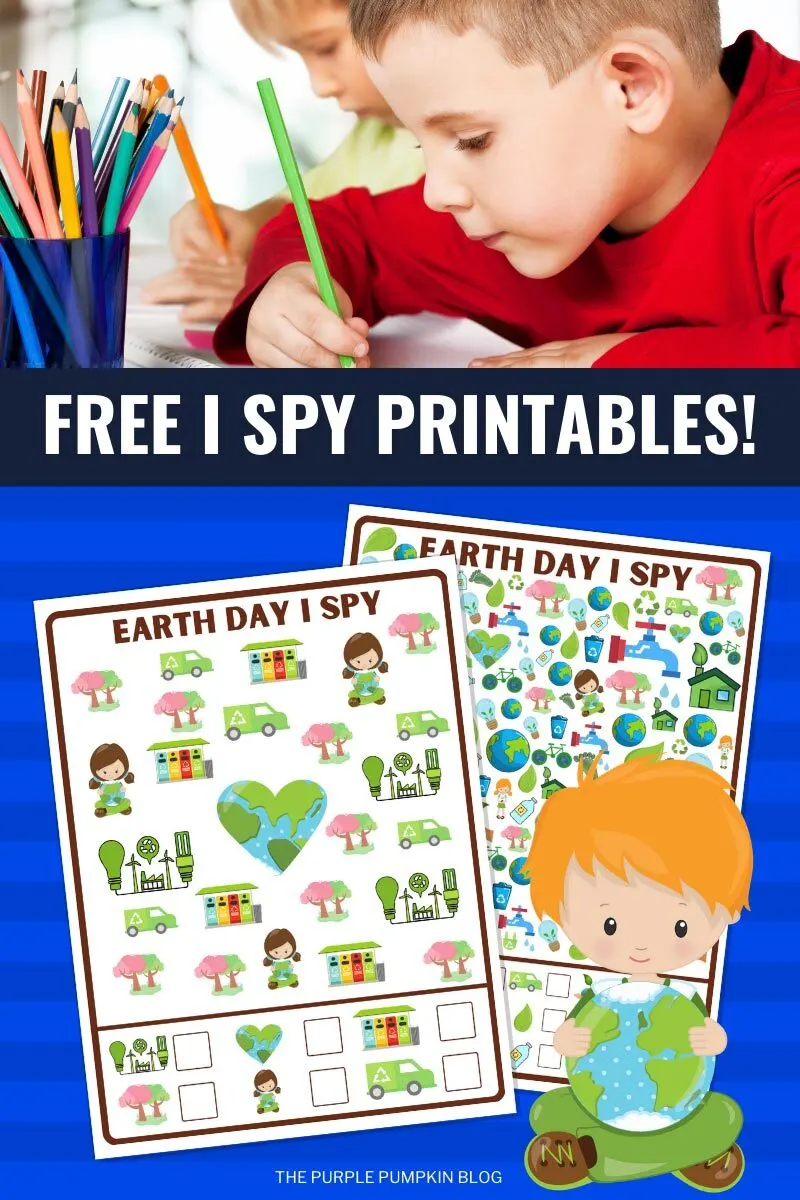 Free Printable Earth Day I Spy Game (Picture Search)