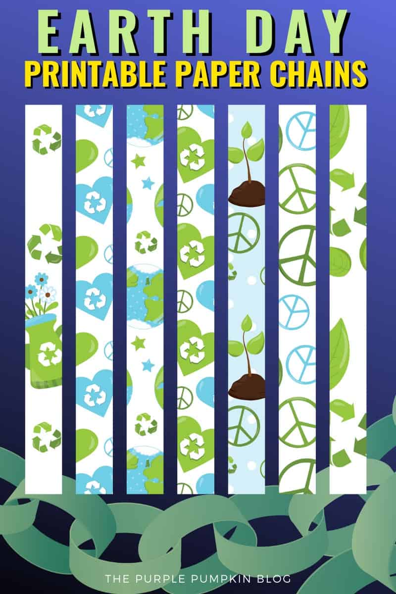 Free Printable Earth Day Paper Chains