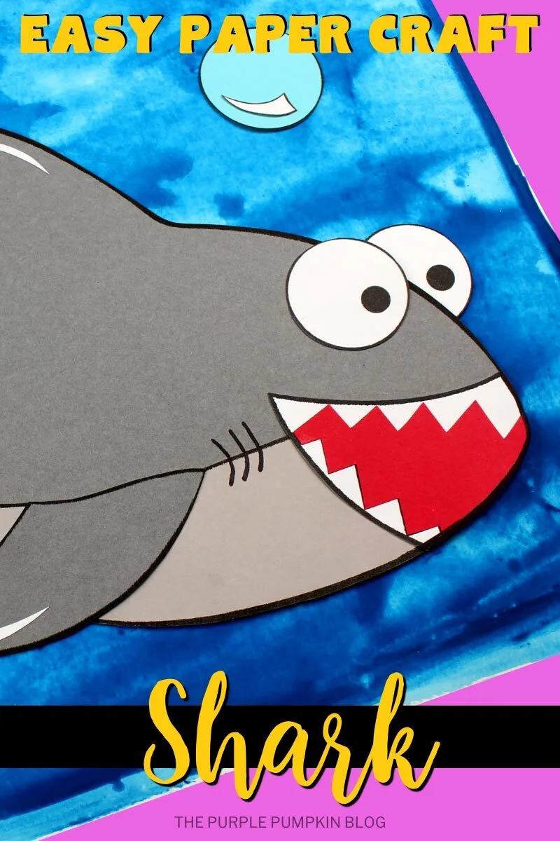 Awesome Paper Shark Craft – A Fun Craft for Shark Week!