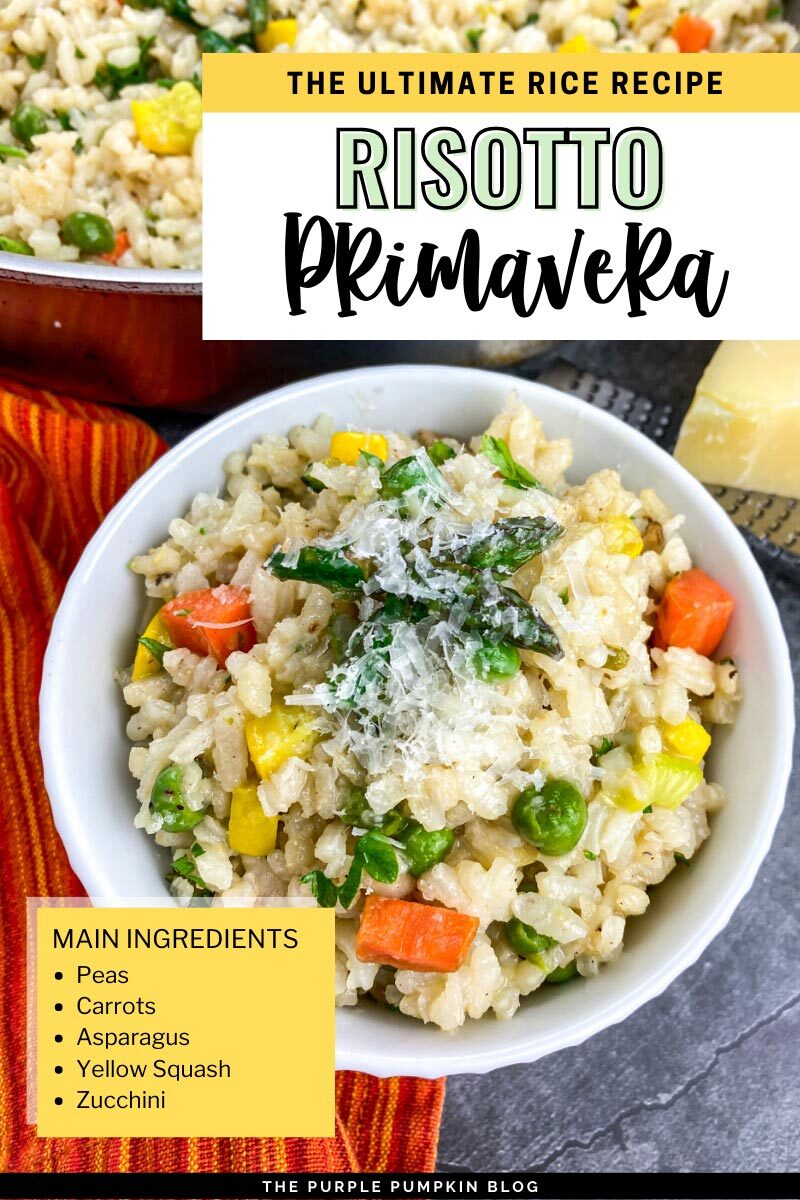 Colorful & Creamy Italian Risotto Primavera Recipe
