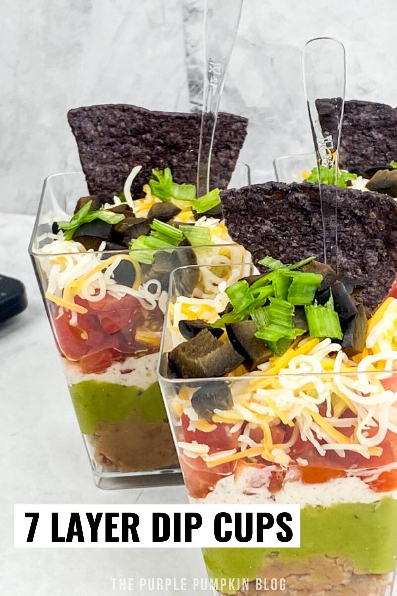 7-Layer Dip Cups - An Easy Tex-Mex Appetizer for Parties!