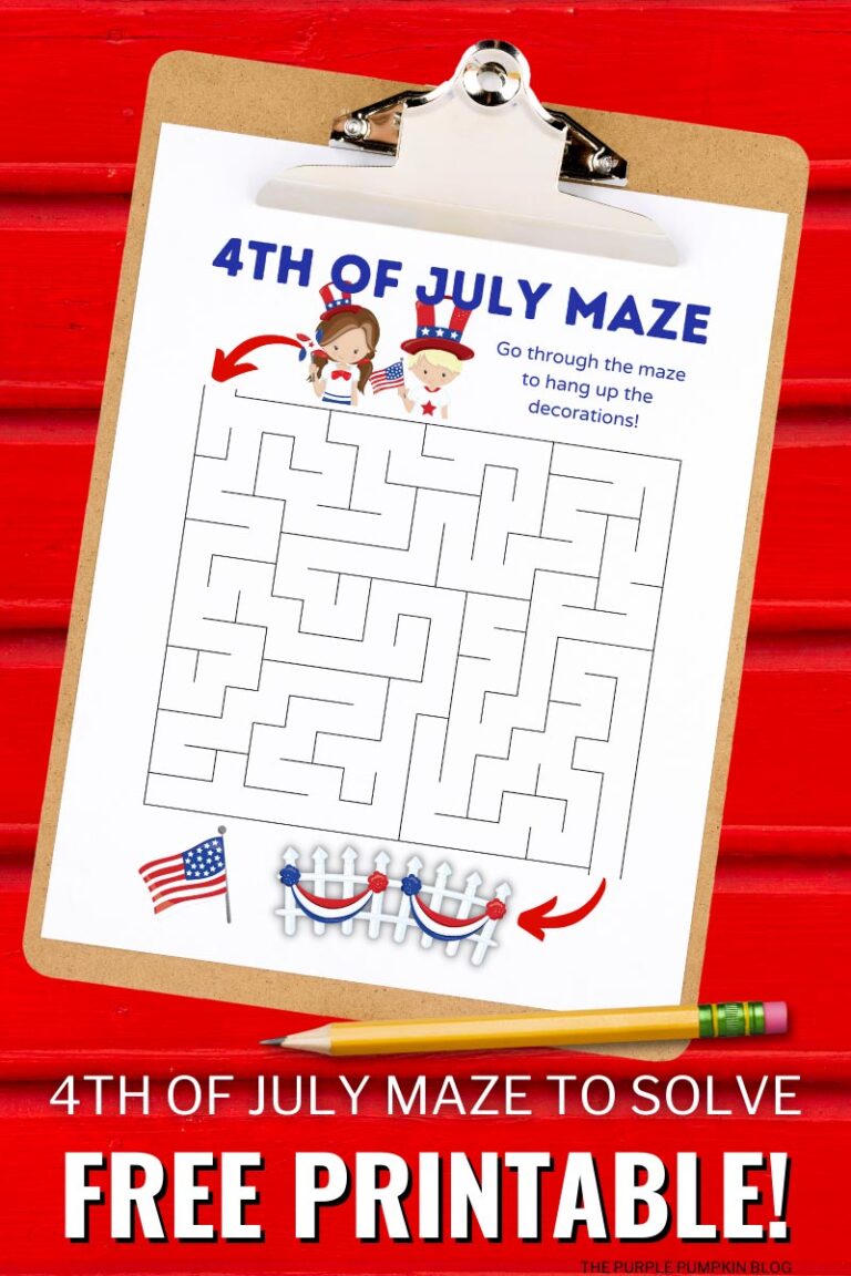 Free Printable 4th of July Mazes to Solve - Set of Six!