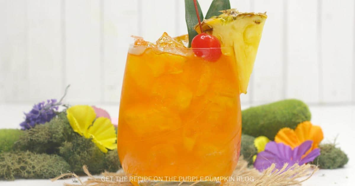 Fruity Island Escape - A Tropical Rum Cocktail for Summer!