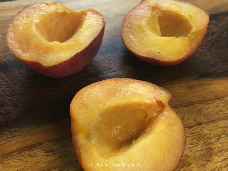 5-Ingredient Baked Balsamic Peaches with Maple Whipped Cream