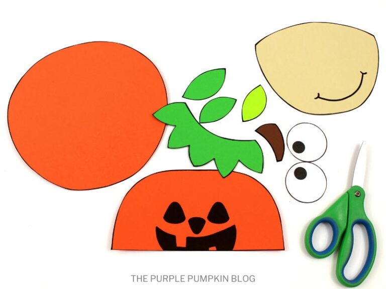 Boy Pumpkin Craftivity – Halloween Kids Craft & Writing Project