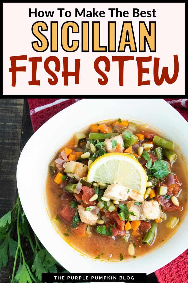 Sicilian Fish Stew Recipe with Halibut and Fresh Vegetables