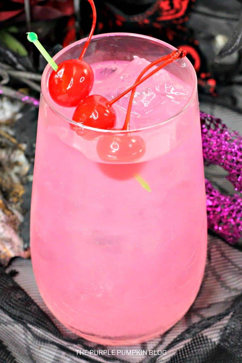 Princess Aurora Sleeping Beauty Cocktail with Vanilla Vodka