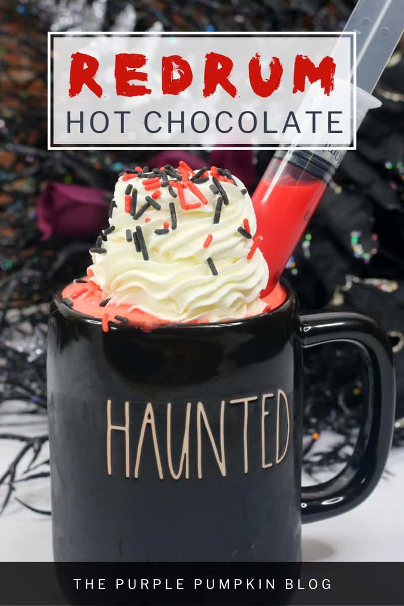 Deliciously Disgusting Bloody Hot Chocolate! (With Rum Shot!)