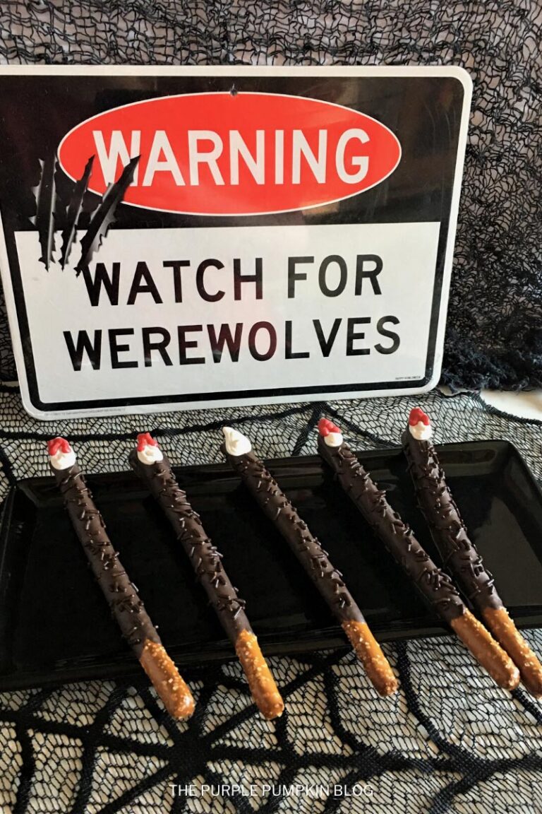 Werewolf Claw Pretzel Rods Are A Howling Halloween Snack!