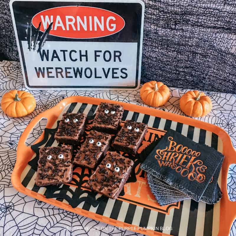 These Werewolf Brownies Are A Super Simple Halloween Treat!