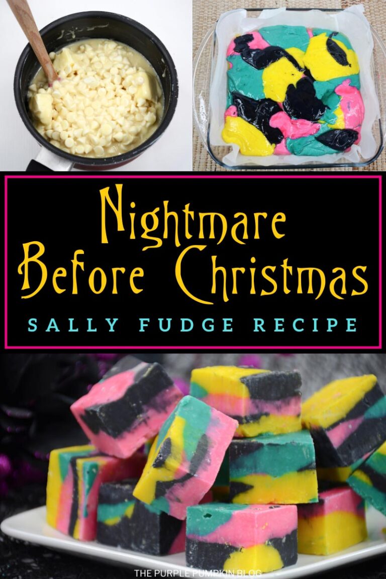 The Nightmare Before Christmas Sally Skellington Fudge Recipe